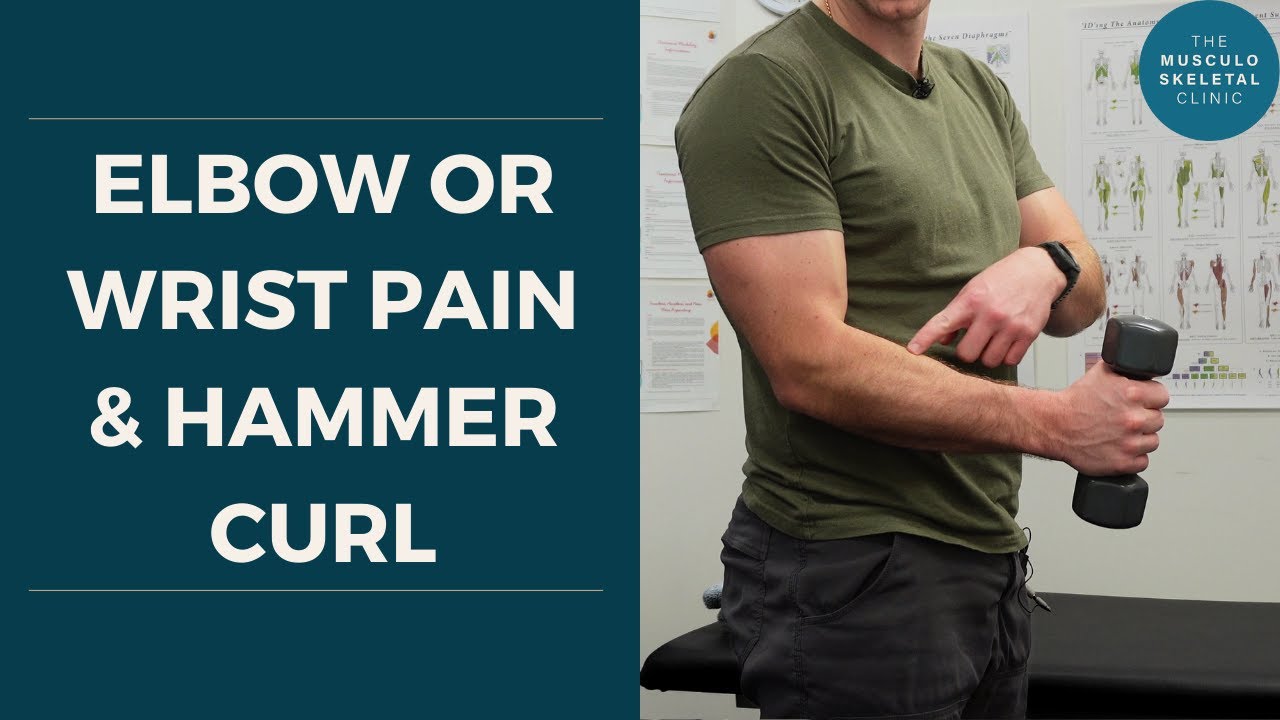 How to hammer curl for elbow and wrist injuries | The MSK Physio - YouTube