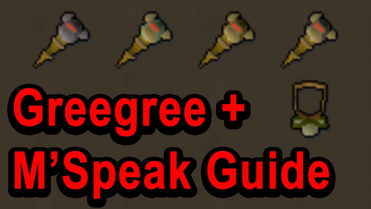 Obtain All 4 Monkey Greegrees + M'Speak Amulet | OSRS Guide - YouTube