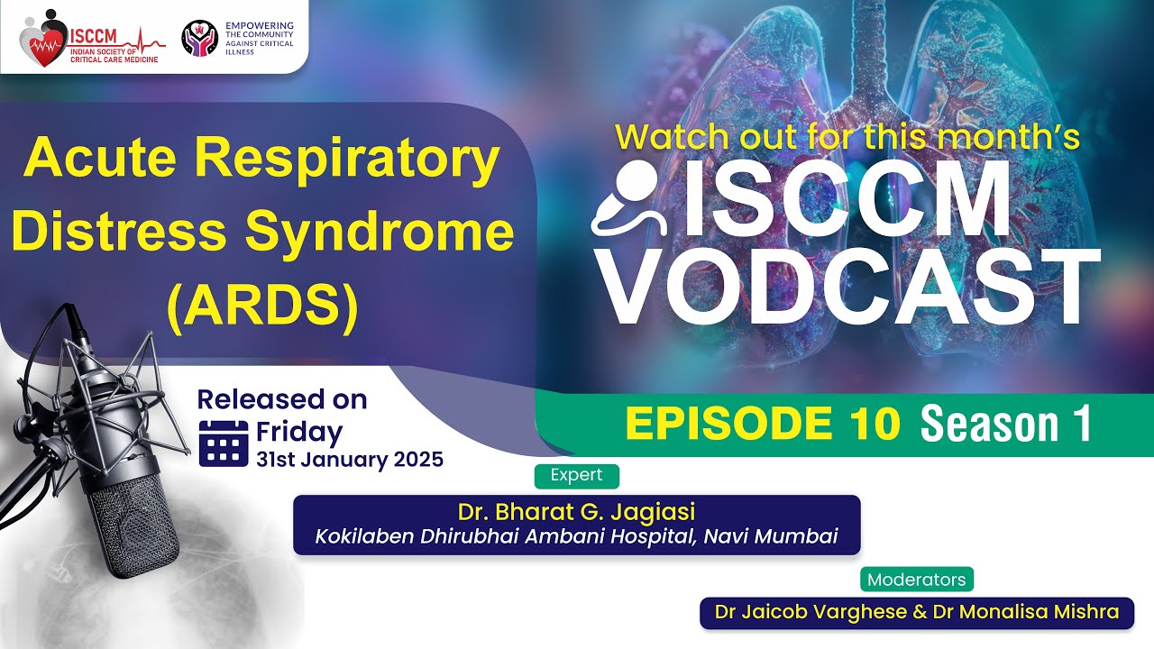 Vodcast on: Update on ISCCM Guidelines for ARDS - Part -3 - YouTube