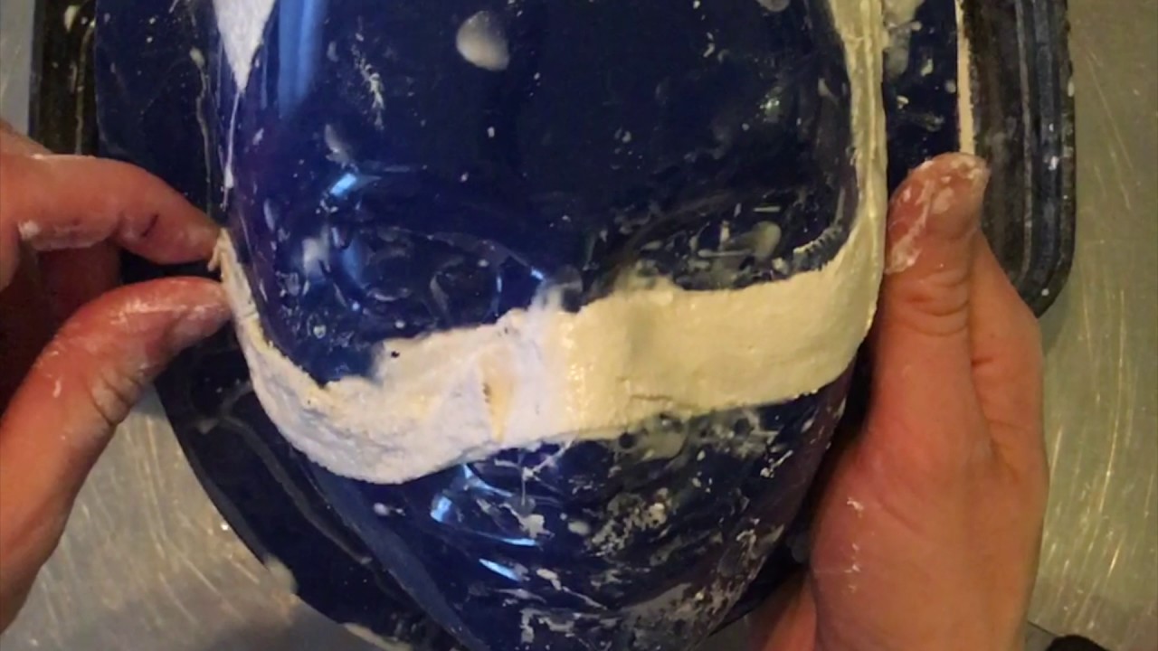 Plaster Mask Making Step 1 & 2 - YouTube