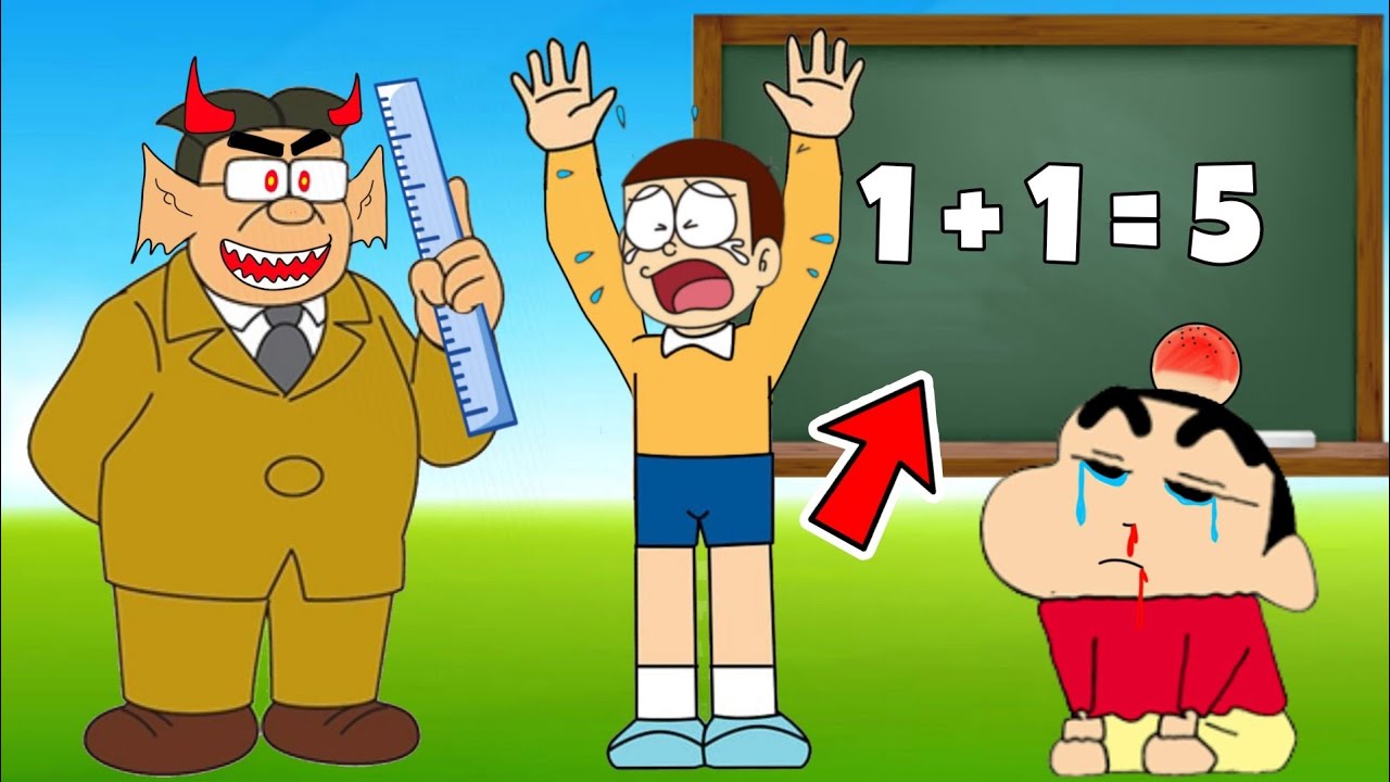 Shinchan And Nobita Fail in Exam Paper 😱😱 | Shinchan And Nobita Game ...