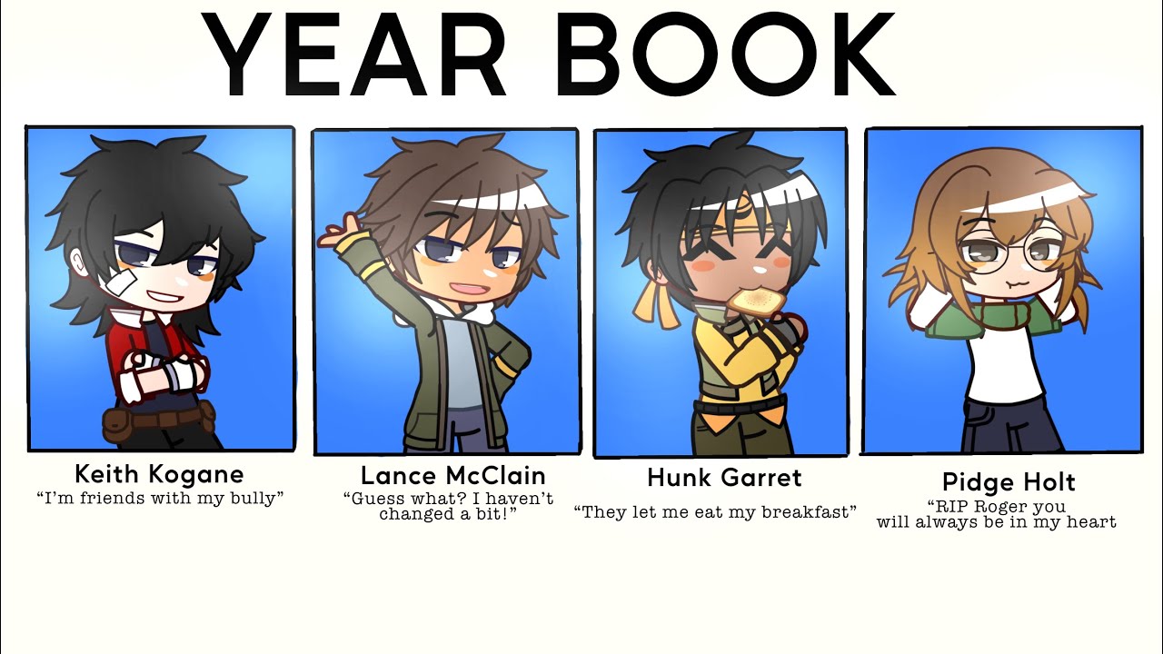 📖 Yearbook trend 📖 || Voltron || gacha - YouTube