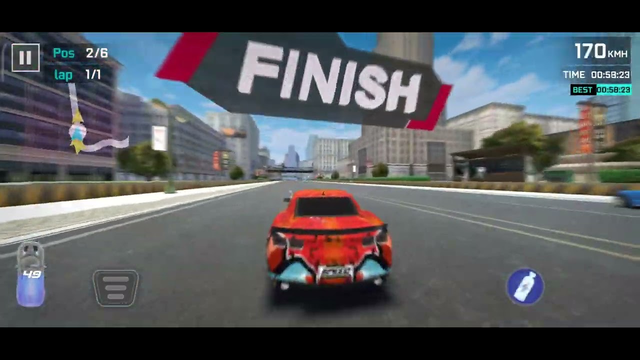 Street Racing HD Car Racing in Urban Rivals Place Red and Black Camaro ...