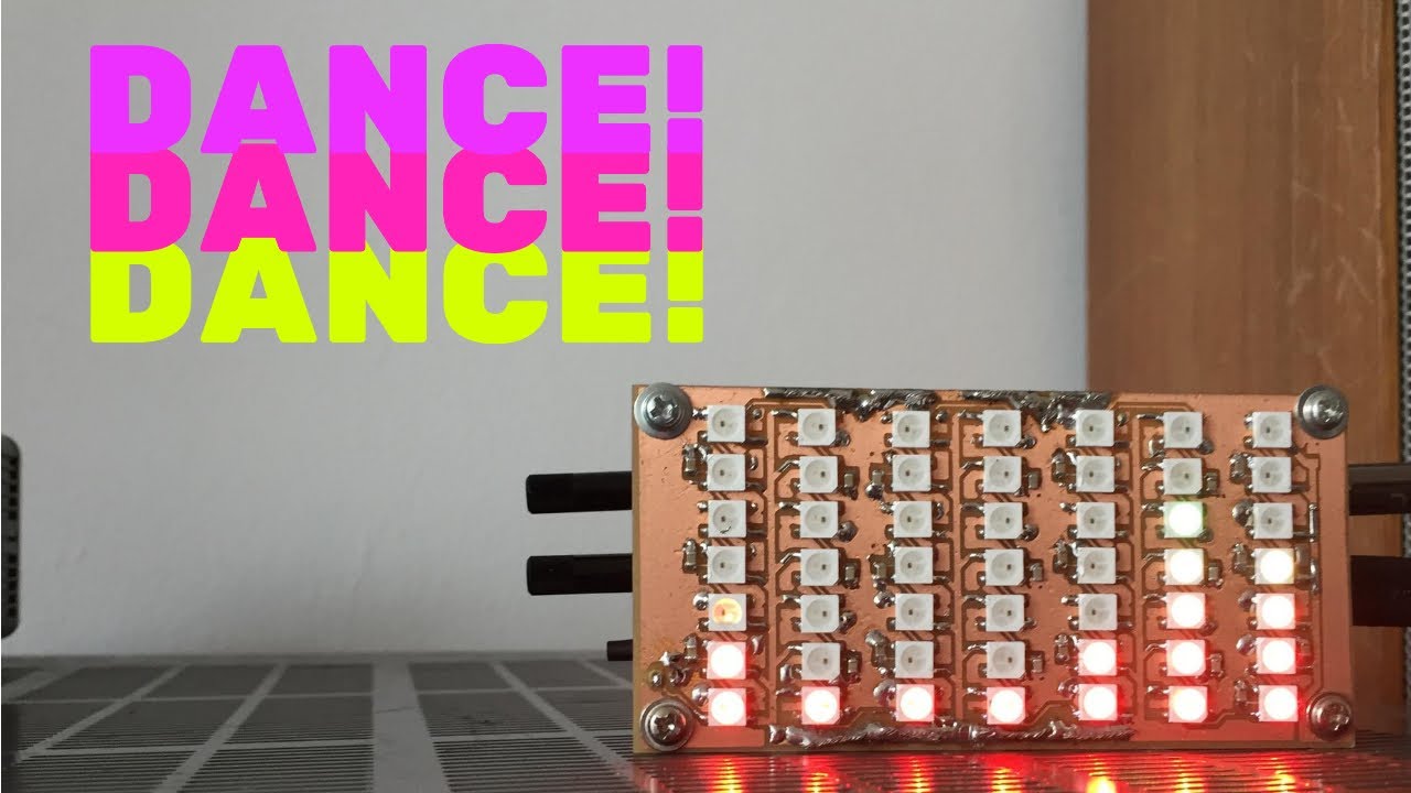 DIY Graphical Equalizer - WS2812 + Teensy - YouTube