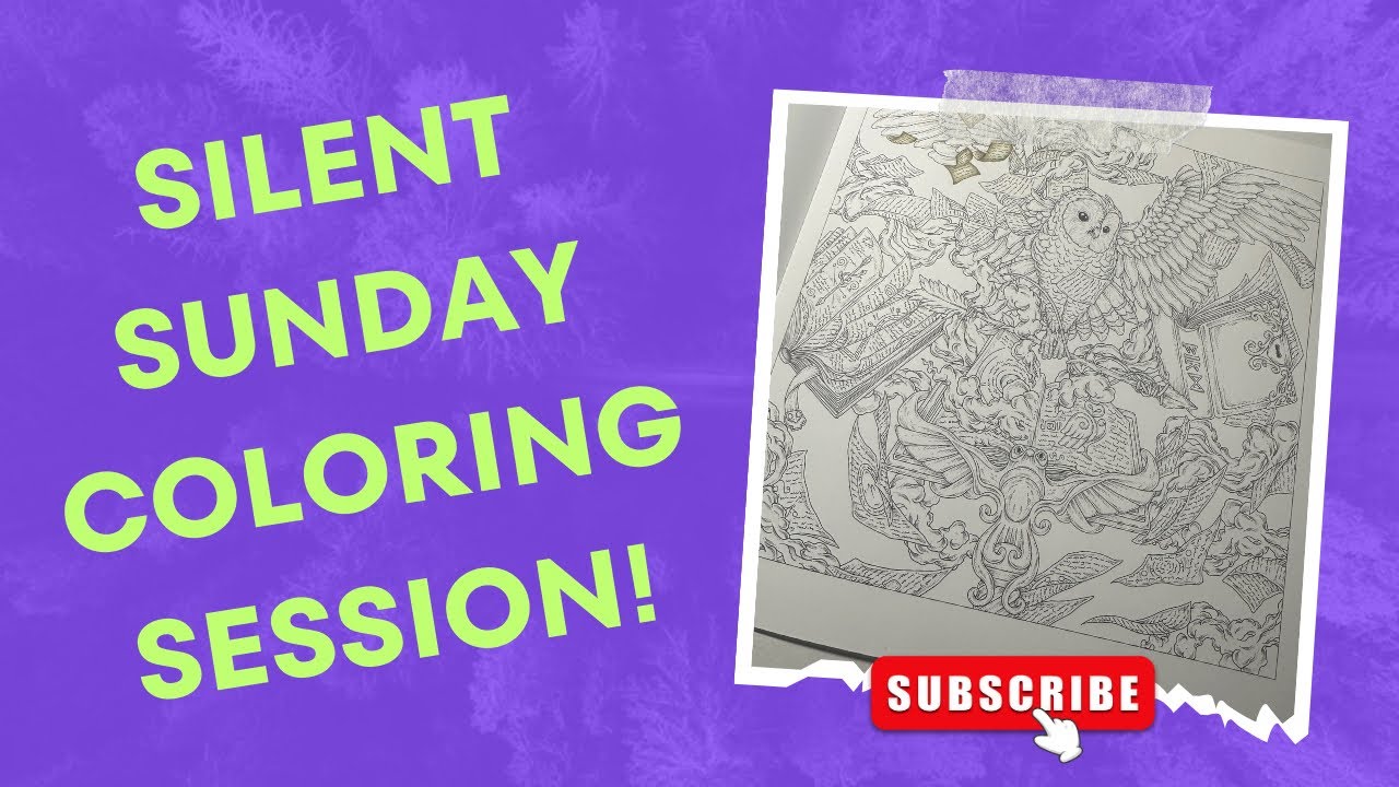 Let’s Color in Silence 🤫 | 20 Minutes of Silent Coloring! - YouTube