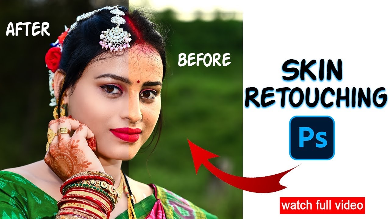 Skin Retouching Colour Correction In Photoshop Tutorial Step By Step. # ...
