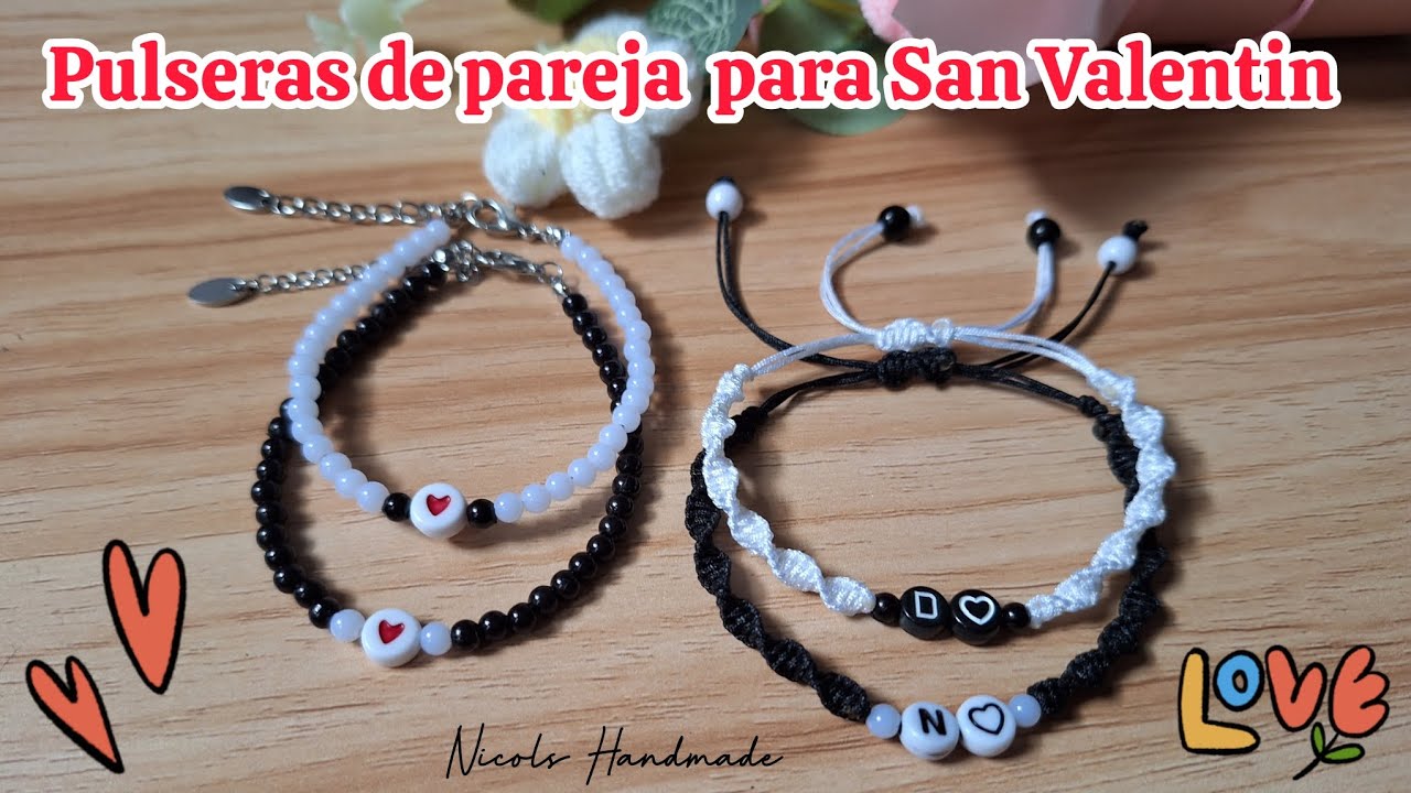 Pulseras para Parejas💖 San Valentin ️ - YouTube