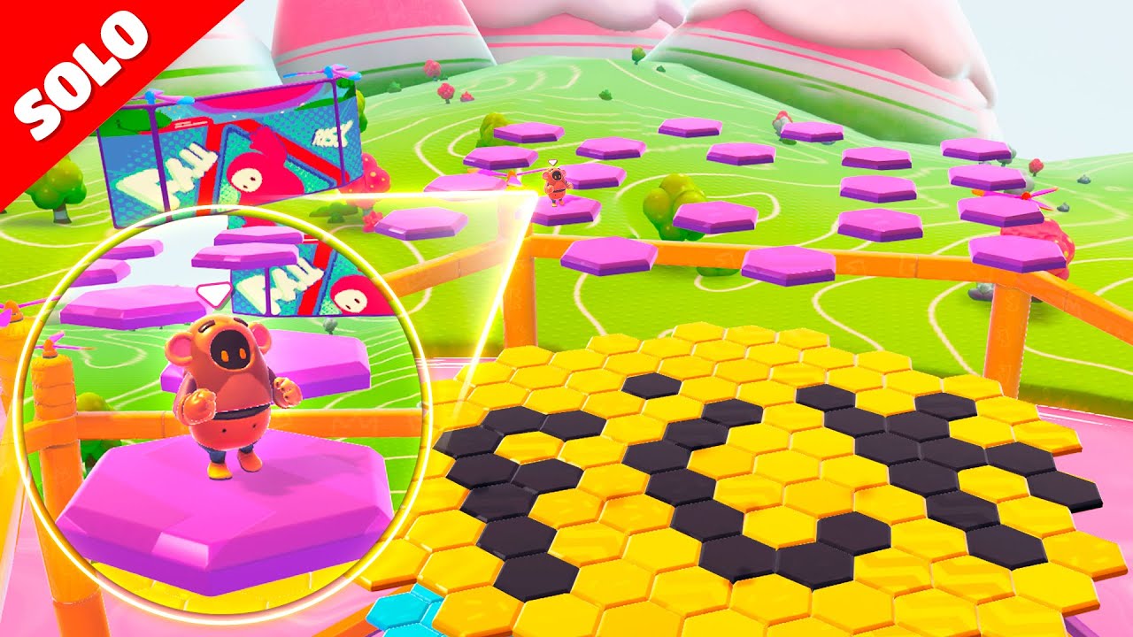 UNIQUE SOLO HEXAGON GAME?! 😱😱 - Fall Guys WTF Moments #108 (Season 6 ...