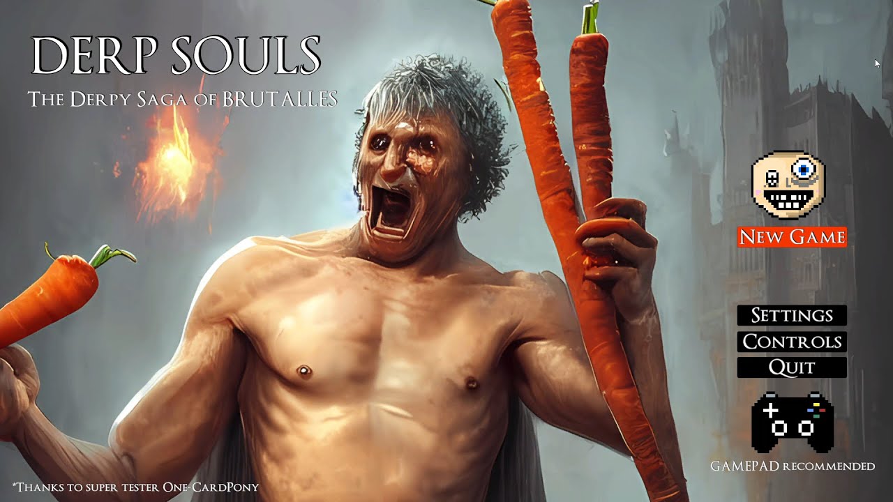 Derp Souls Gameplay I Downloaded the Wrong Dark Souls - YouTube