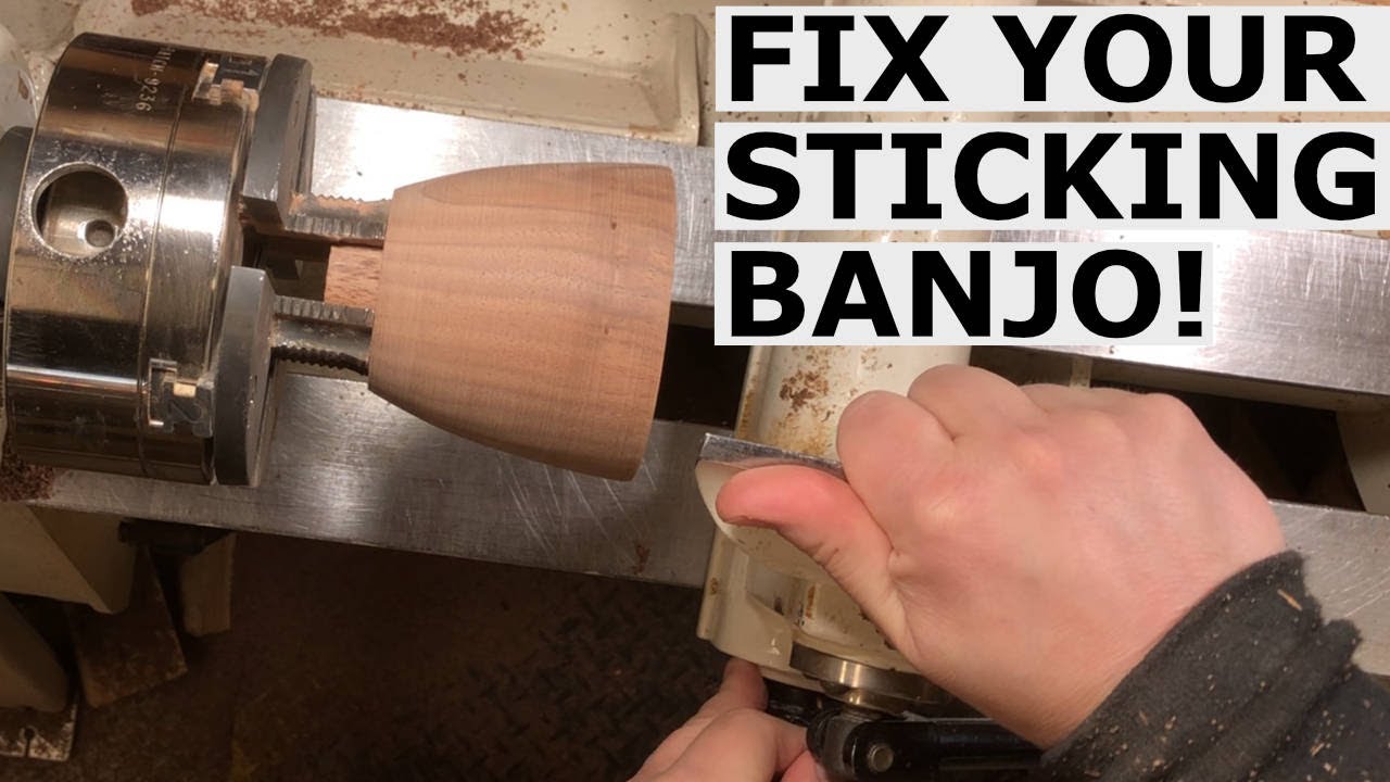 Woodlathe Banjo Maintenance | Fix that Sticking Banjo! - YouTube