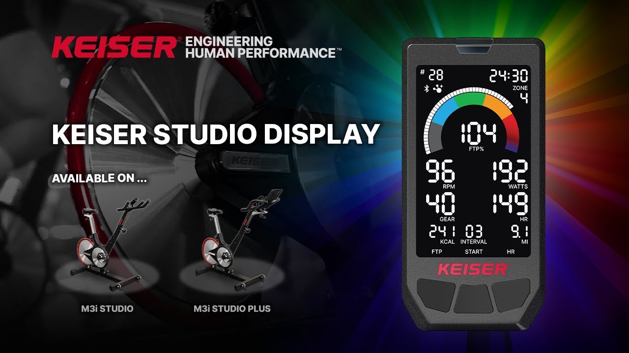 Guided Tour: Keiser M3i Indoor Cycling Display. See why it’s better ...