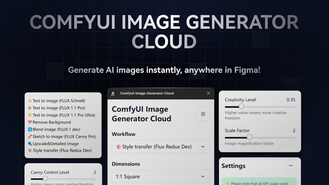 Figma AI Plugin - ComfyUI Image Generator Cloud Intro - YouTube