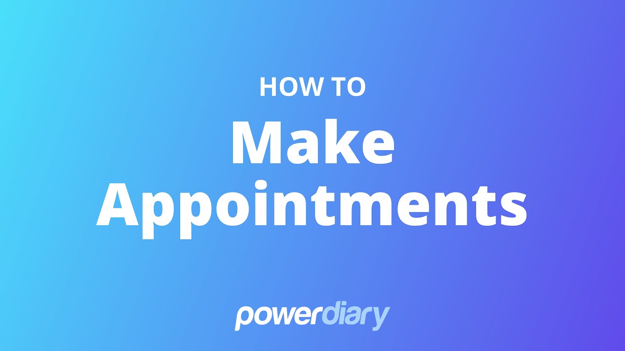 Making Appointments Three Types Of Appointments YouTube making-appointments-three-types-of-appointments-youtube
