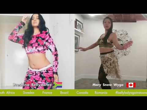 45 Belly Dancers from 25 Countries united in a Victory dance over Covid-19 #bellyladyagainstcorona