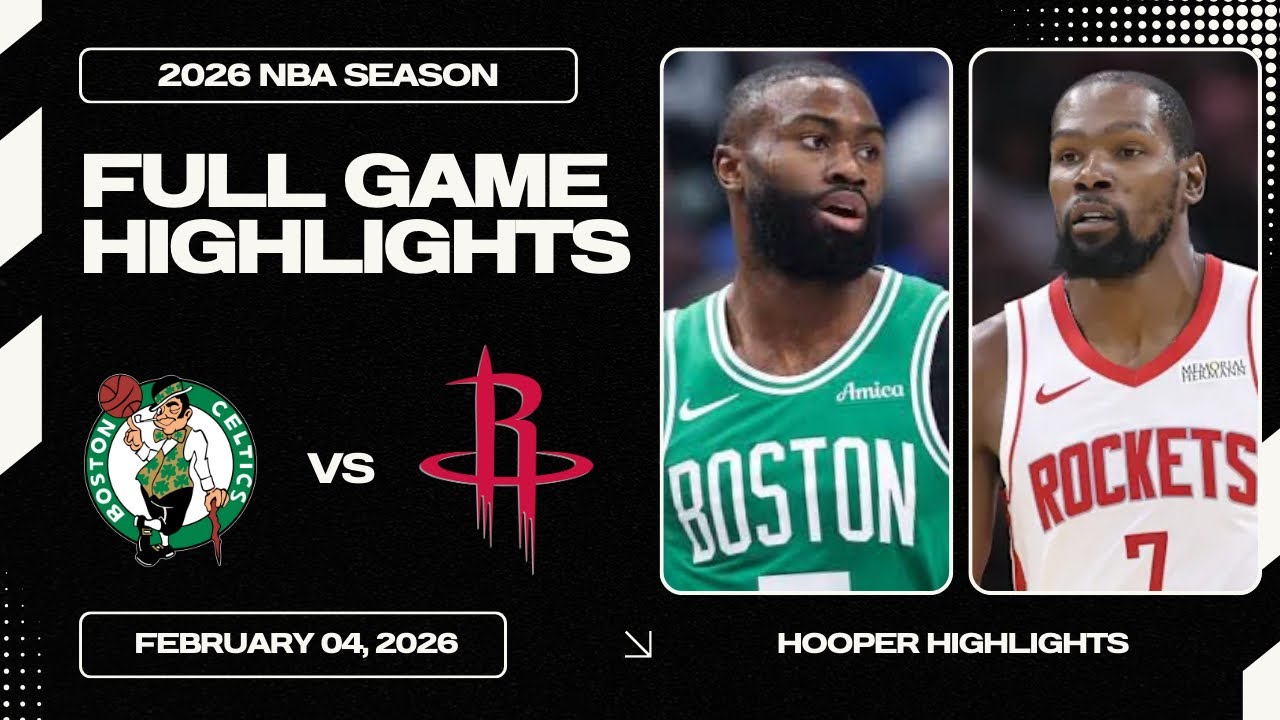 Boston Celtics vs Houston Rockets Full Game Highlights | Feb 4 | 2026 ...