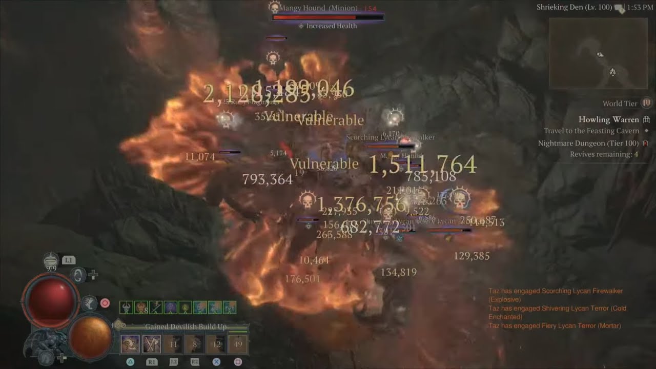 NMD - Tier 100 in 4 mins - Double Swing - Dust Devil Barbarian (No Uber ...