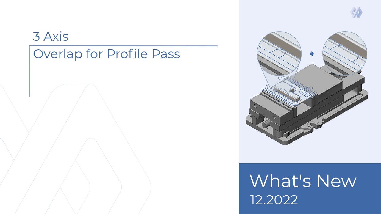 3 Axis - Overlap for Profile Pass - YouTube