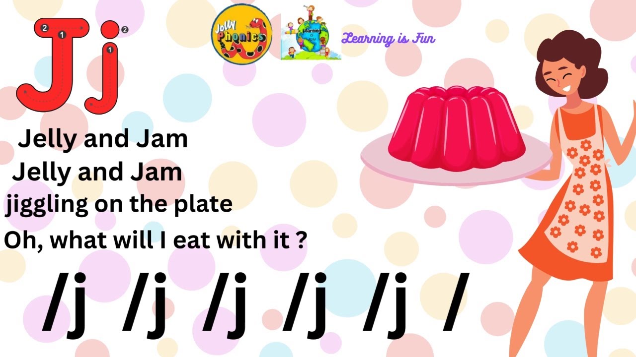Jolly phonics / j / song for kids @learningisfun3498 #jollyphonics - YouTube