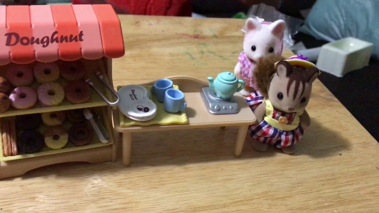 Calico critters doughnut shop - YouTube