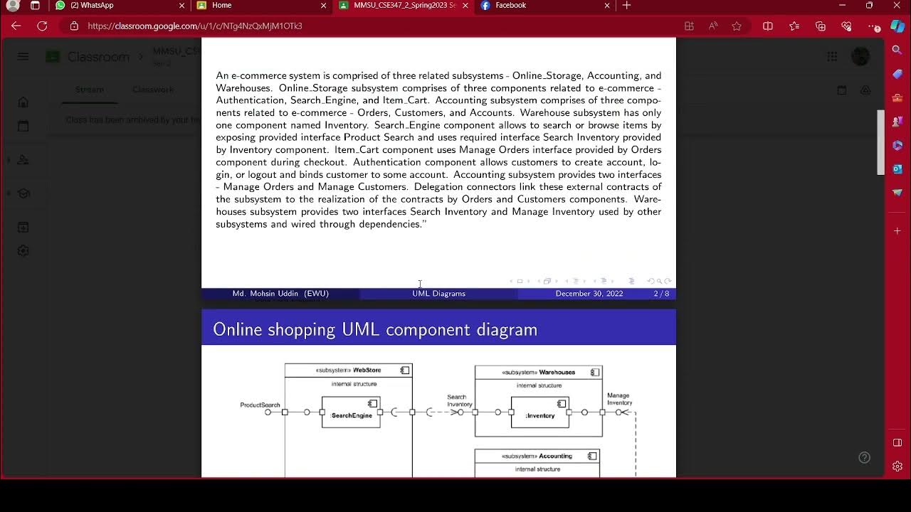 Component Diagram - How to solve - part 2 - YouTube