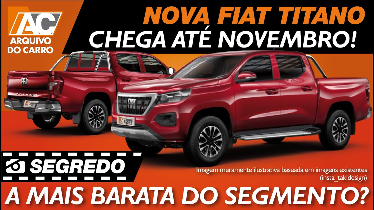 SEGREDO: NOVA PICAPE DA FIAT ANTI-HILUX: FIAT TITANO CHEGA ATÉ NOVEMBRO ...