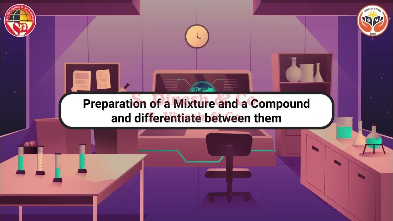To prepare a mixture and compound | Experiment | Chemistry class 9th ...