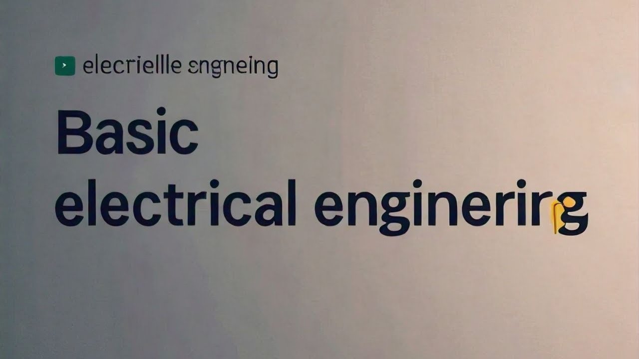 Basic Electrical Engineering//series structure//For beginners ...