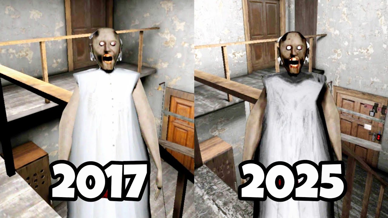 Granny Oldest Version To Granny Latest Version Full Gameplay | Granny ...