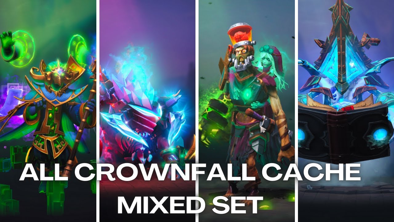 All Crownfall Mixed Collector Cache Set Dota 2 🔥 - YouTube