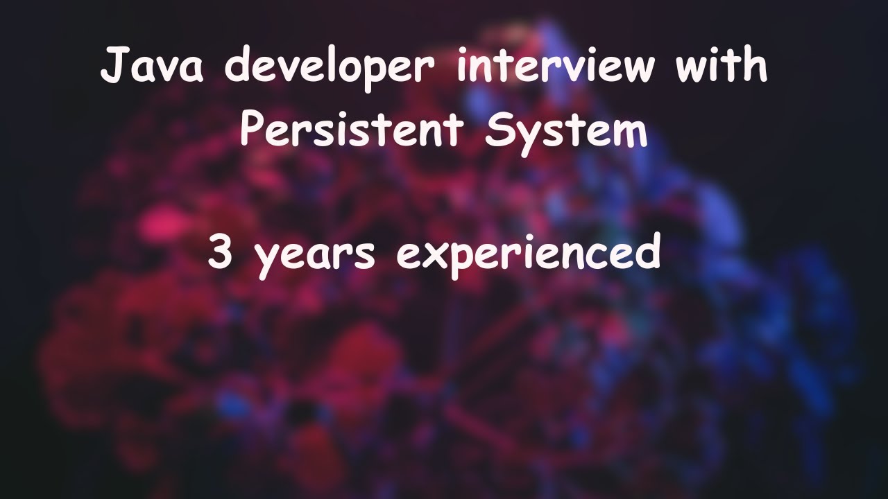 Java interview questions for experienced developer| 3 years experience ...