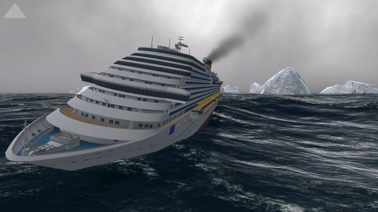 Cruise Ship in Bad Weather and Heavy Seas - Cruise Ship Handling - YouTube