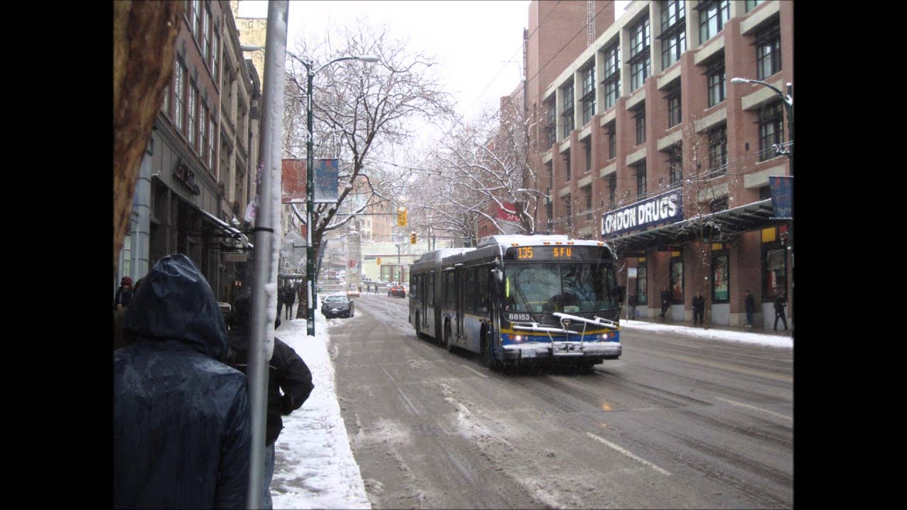 Frozen Vancouver Buses - YouTube
