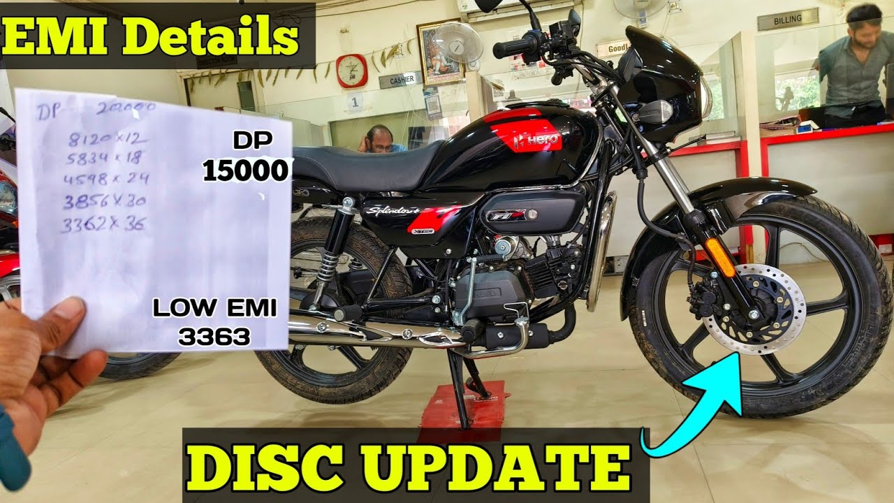 New 2024 Hero Splendor Plus Xtec Disc Brake Model Bike Price | 💰 Loan ...