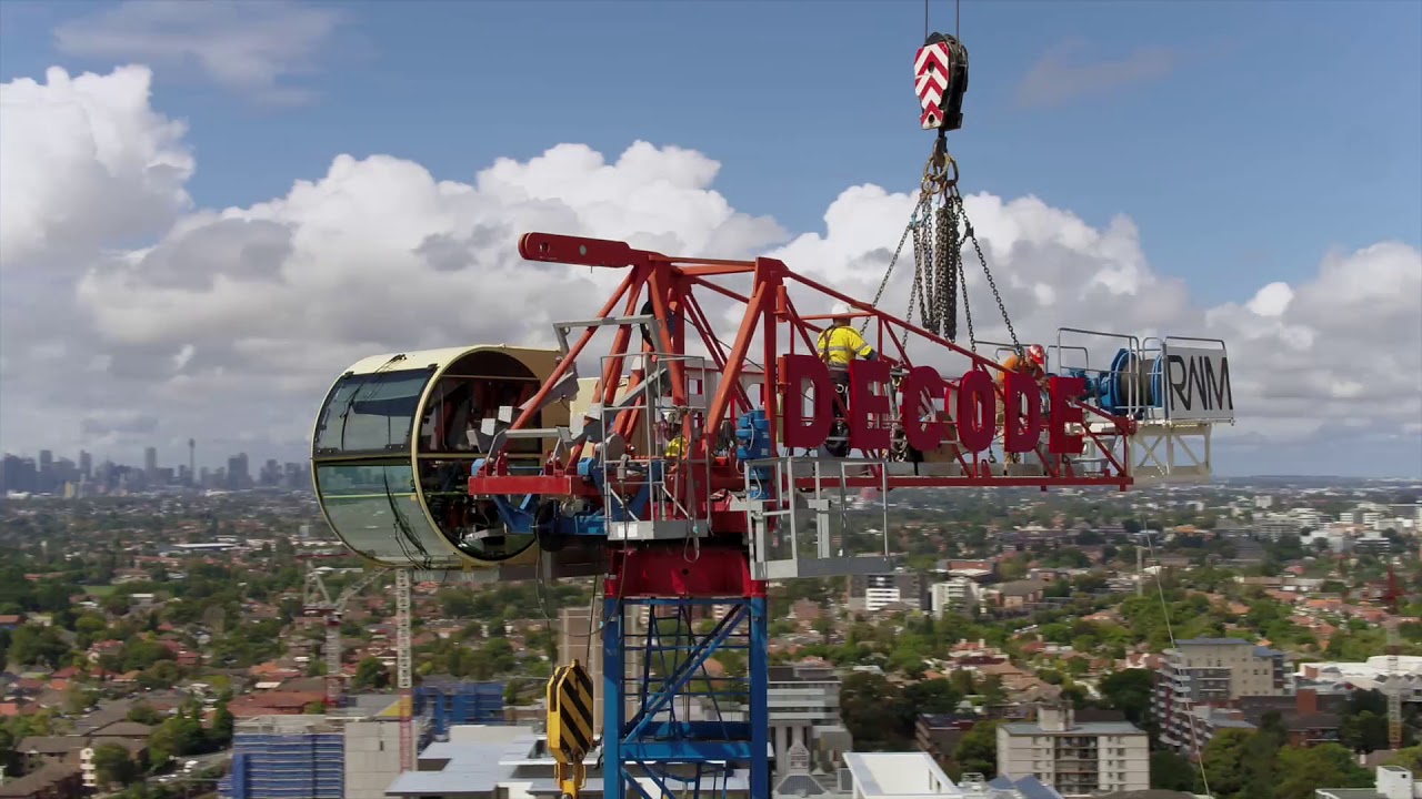Strictly Cranes Installation - Burwood, Sydney - YouTube