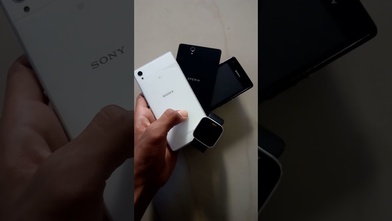Sony Ericsson watch + Sony Ericsson T mobile + Sony Xperia 3 + Sony ...