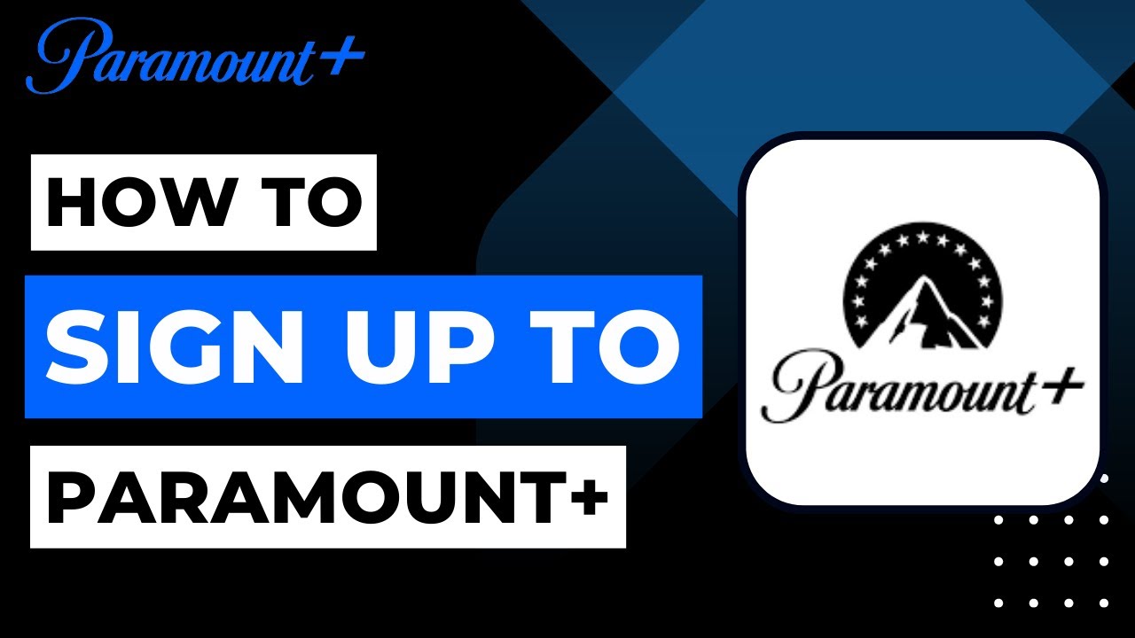 How To Sign Up to Paramount+ | 2023 - YouTube