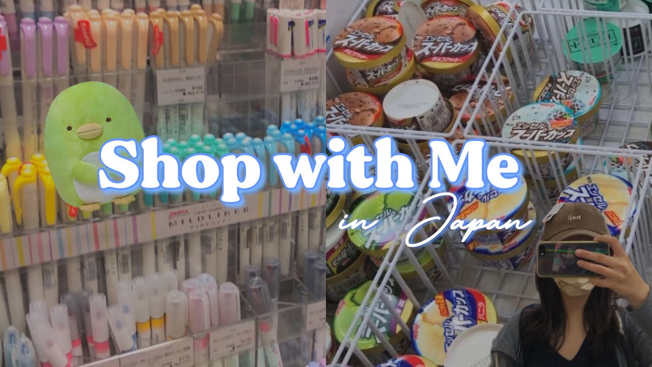 Shop with Me in Japan 🛒| Japanese stationery, Muji, Loft, kpop albums ...