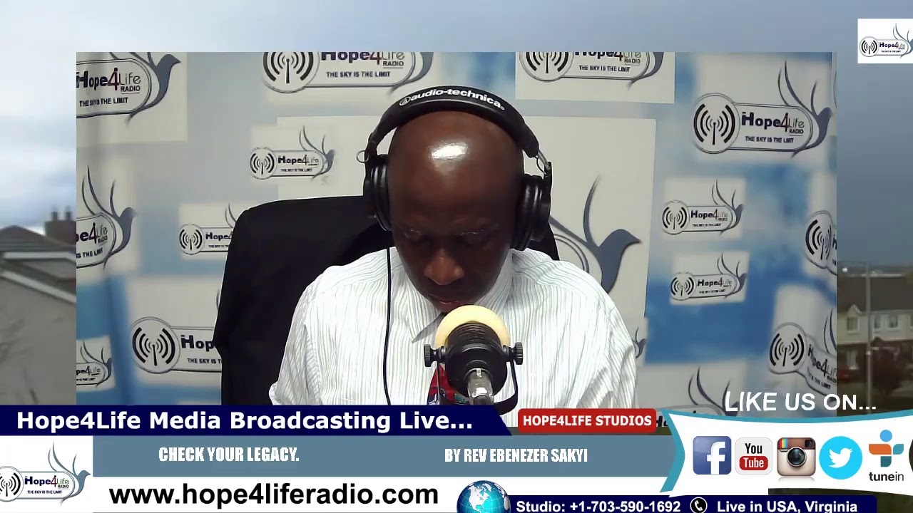 CHECK YOUR LEGACY. TODAY HAS AN IMPACT ON TOMORROW Rev. Ebenezer Sakyi ...