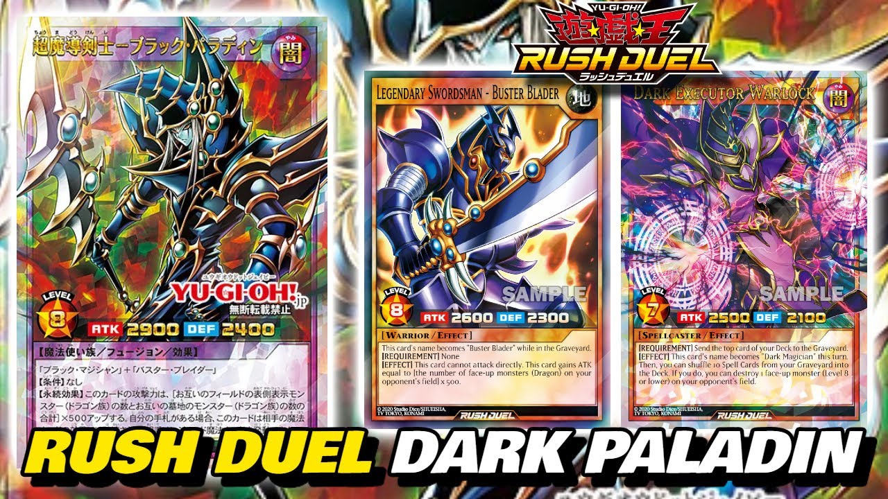 Dark Paladin in RUSH DUEL - Yu-Gi-Oh Rush Duel - YouTube