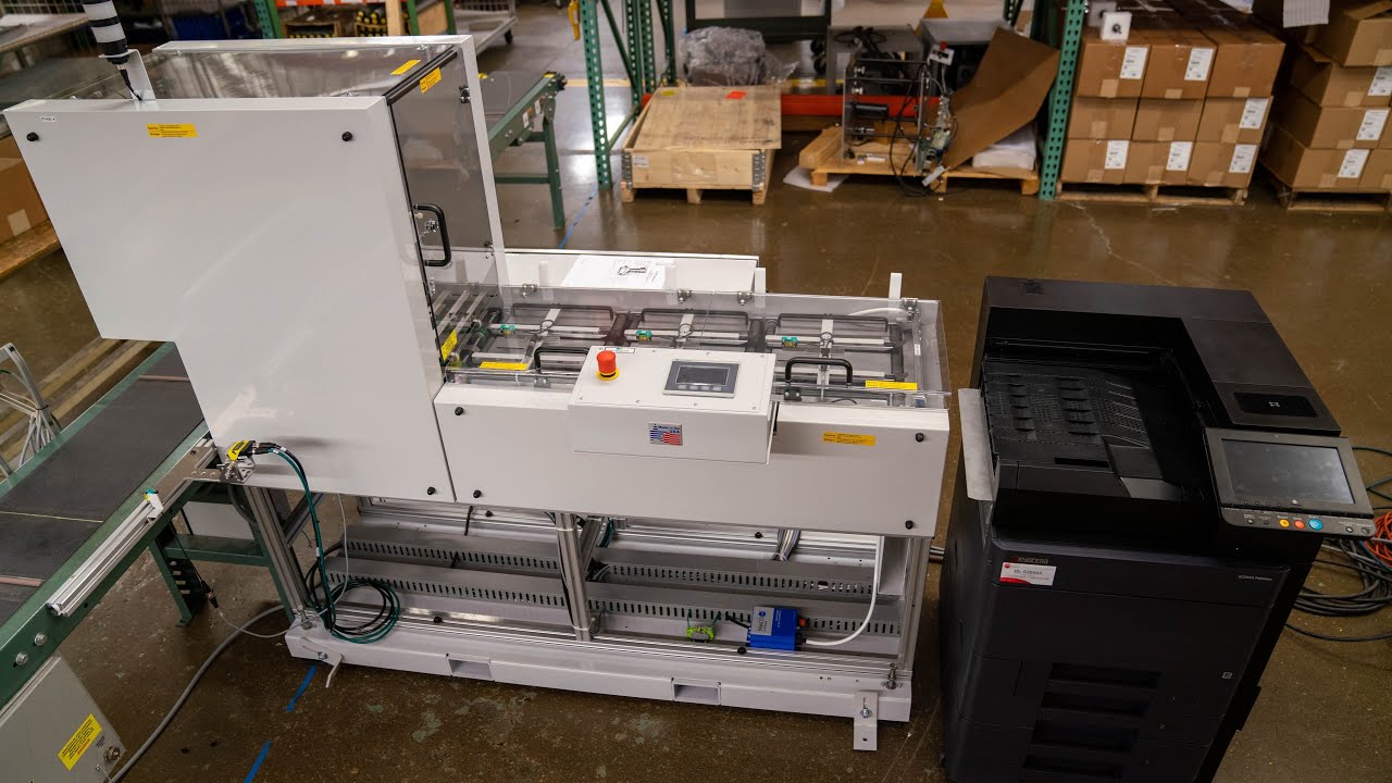 Baum BC2000750 Document Inserter - Single Page - YouTube