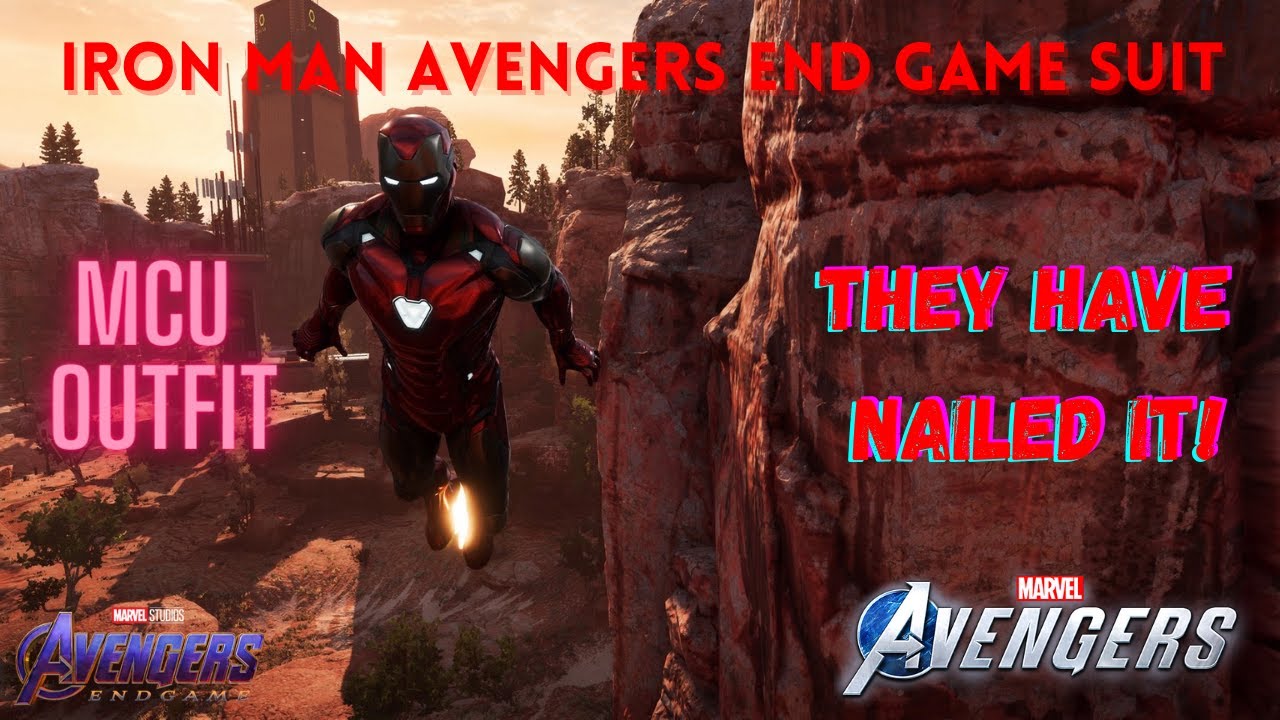 Marvel's Avengers Iron Man Avengers Endgame Suit Gameplay - YouTube