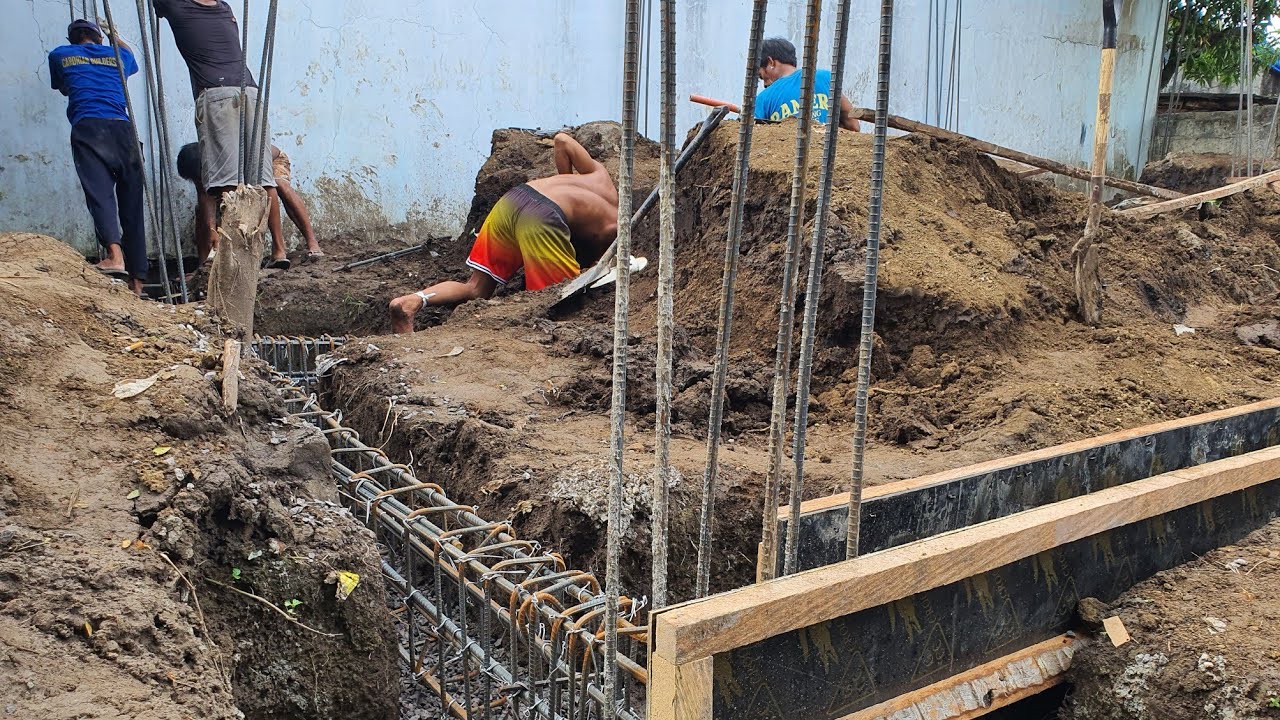 Day-019 Bonggaville Resort Construction: Tie Beam Formworks - YouTube