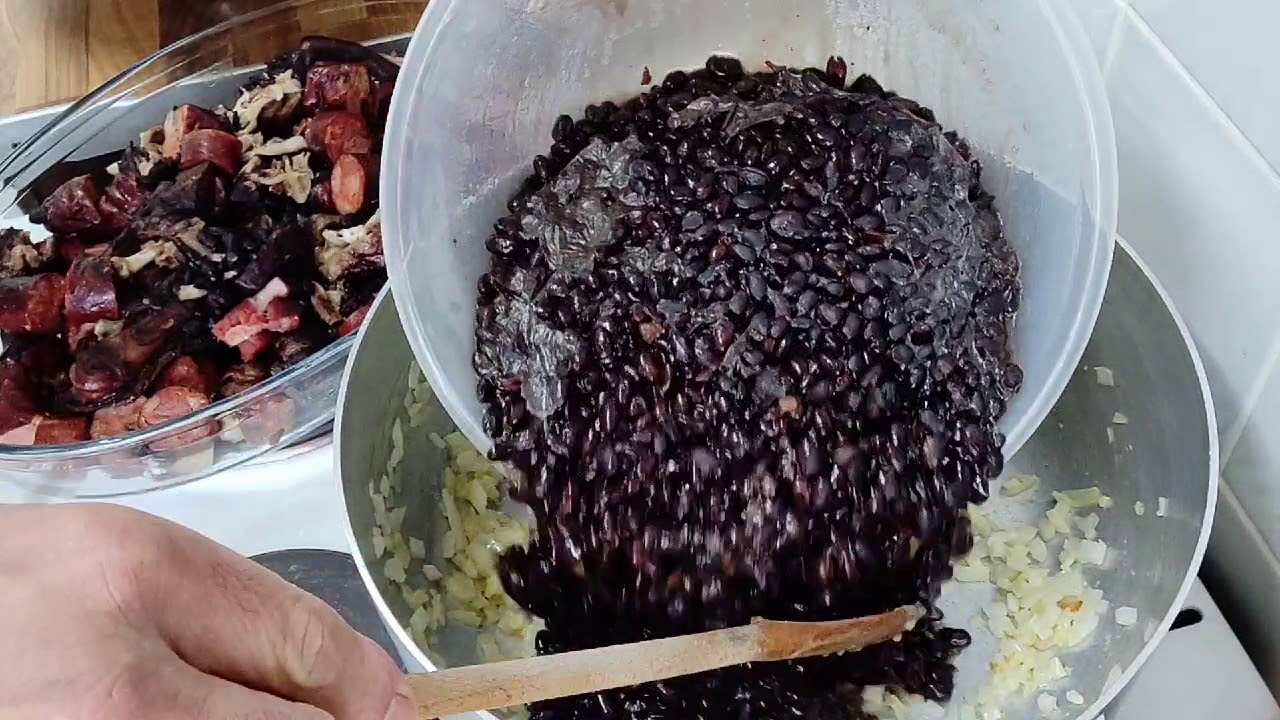 Feijao preto super delicioso - YouTube