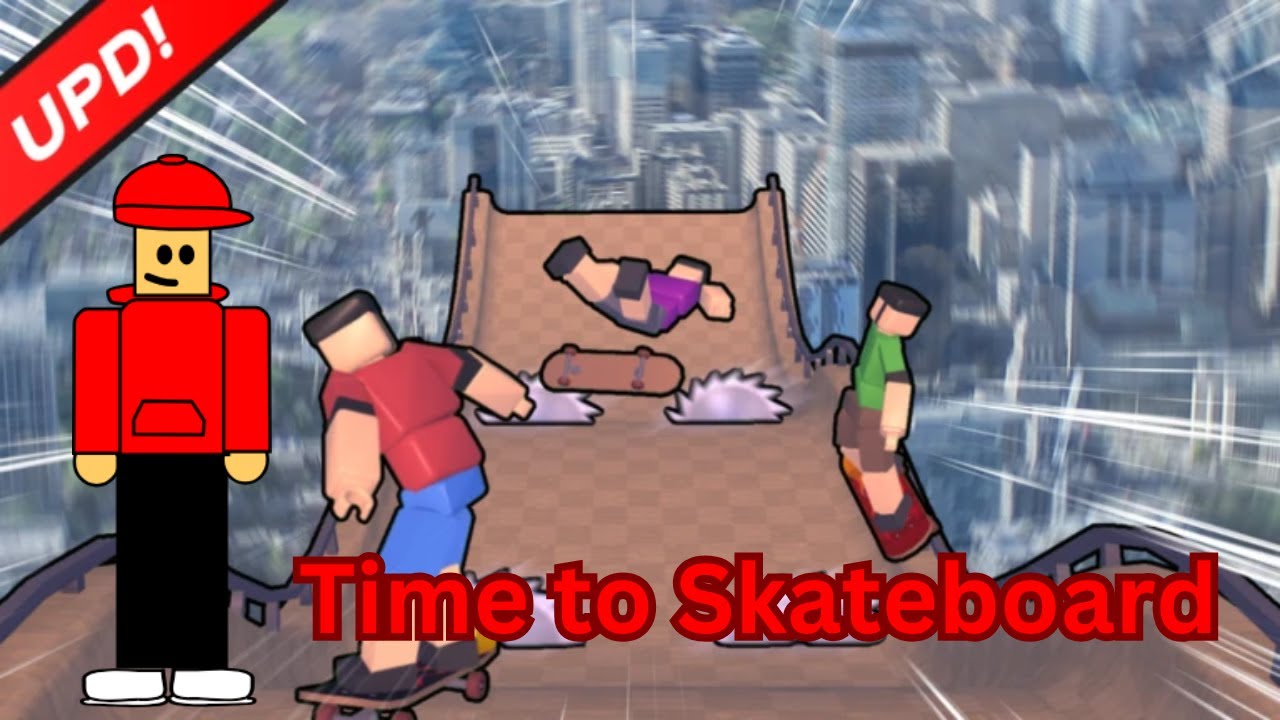 Time to Skateboard! Roblox Skateboard Obby - YouTube