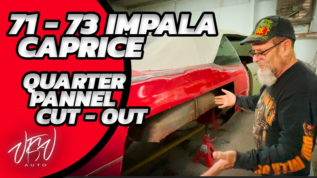 71 - 73 Impala Caprice Quarter Panel Cut Out - YouTube