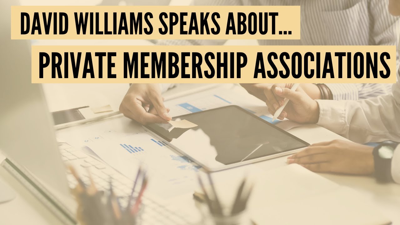 Excerpt: "Private Membership Associations" - YouTube