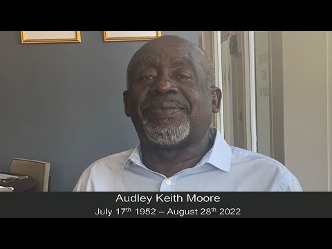Farewll Service for Audley Keith Moore - YouTube
