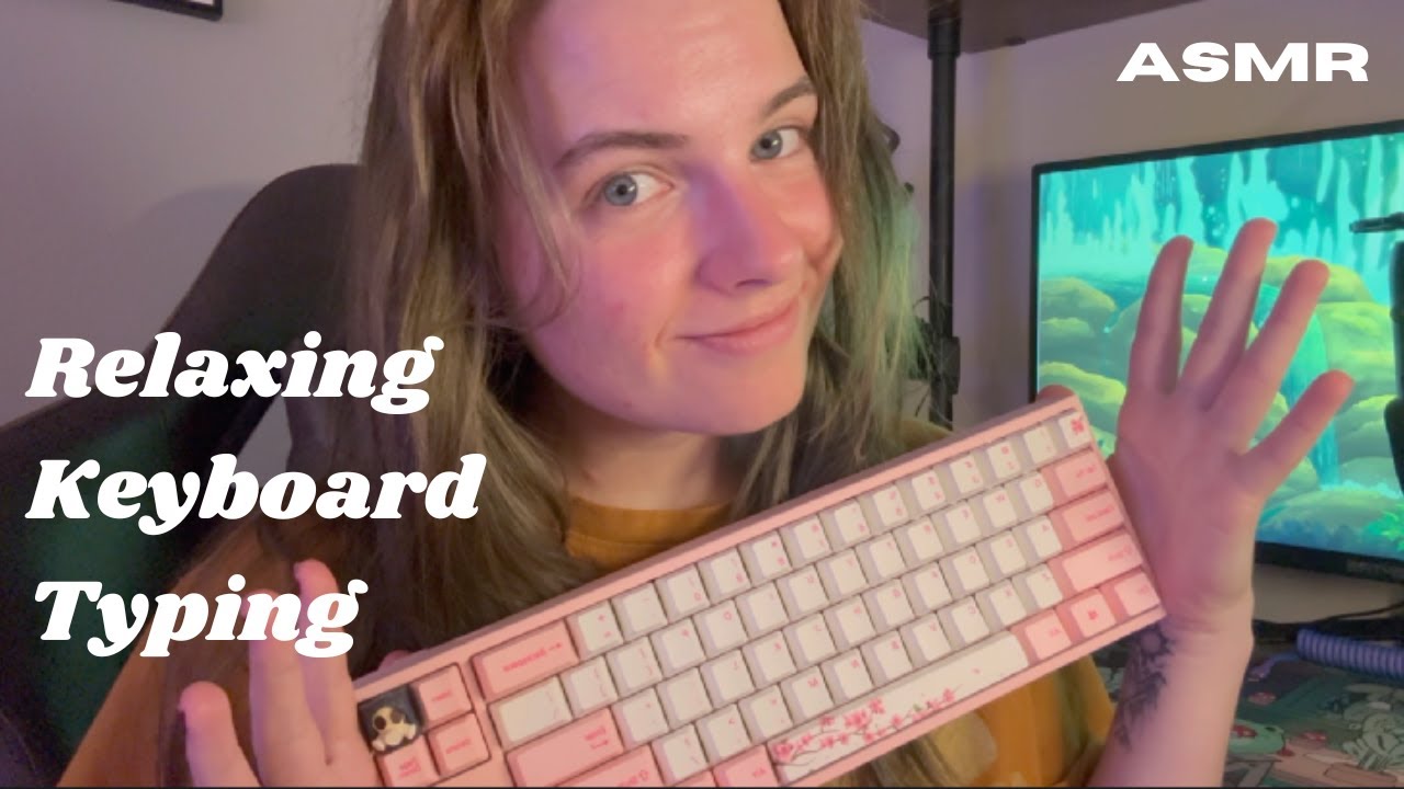ASMR | Super Relaxing Keyboard Typing for Study & Work - YouTube