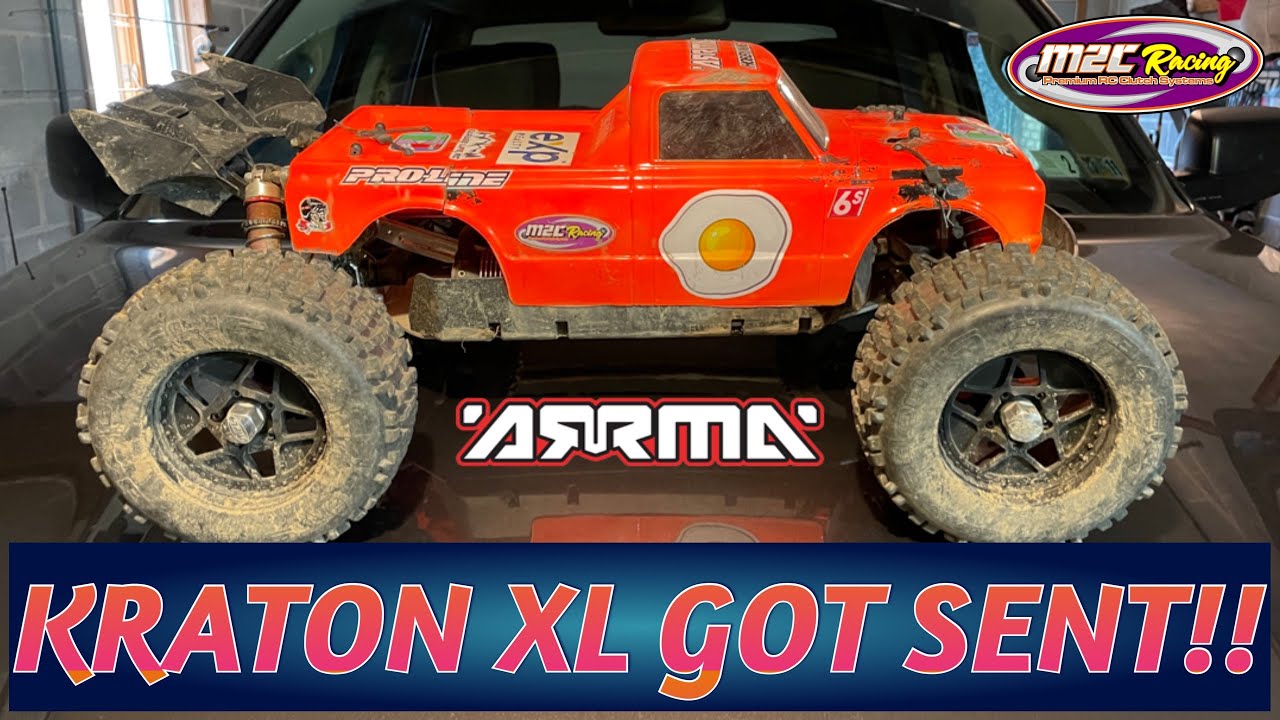 Arrma Kraton XL GOT SENT! Ramp Bash time. - YouTube
