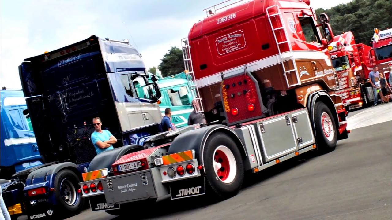 Ronny Ceusters Scania R500- V8 Sound with open Pipe - YouTube